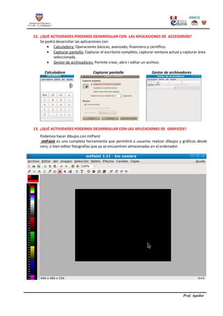 Manual basico laptop xo 1.5 secundaria a color | PDF