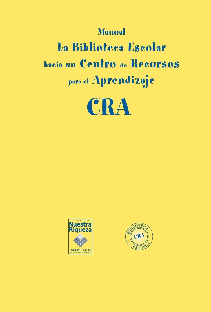 Manual De Biblioteca Escolar Creditosallra