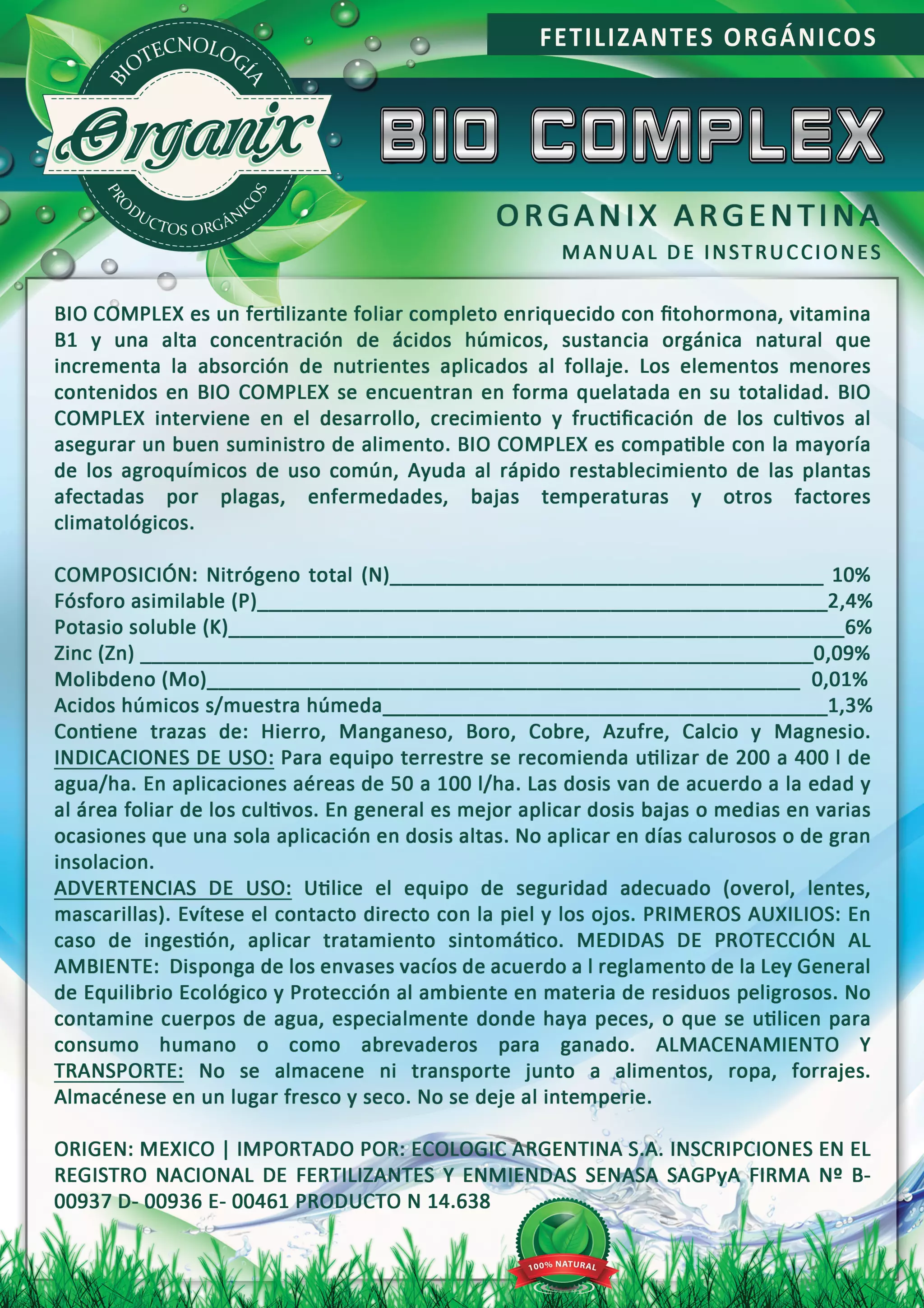 Manual bio complex | PDF