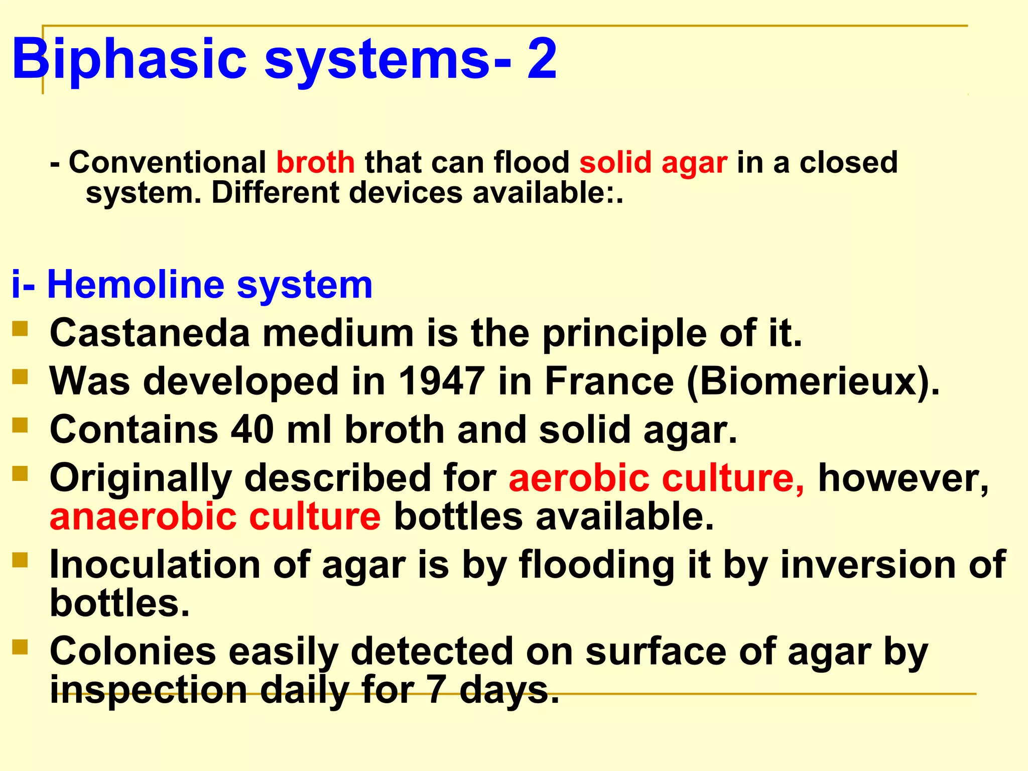 Manual blood culture Techniques | PPT