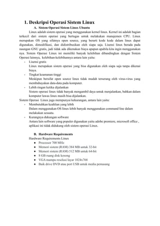 Manual book instal os windows&linux | PDF