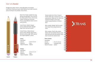 Manual book Xtrans - Tugas Kuliah - Reza Kurniawan | PDF