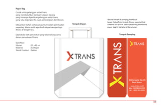 Manual book Xtrans - Tugas Kuliah - Reza Kurniawan | PDF
