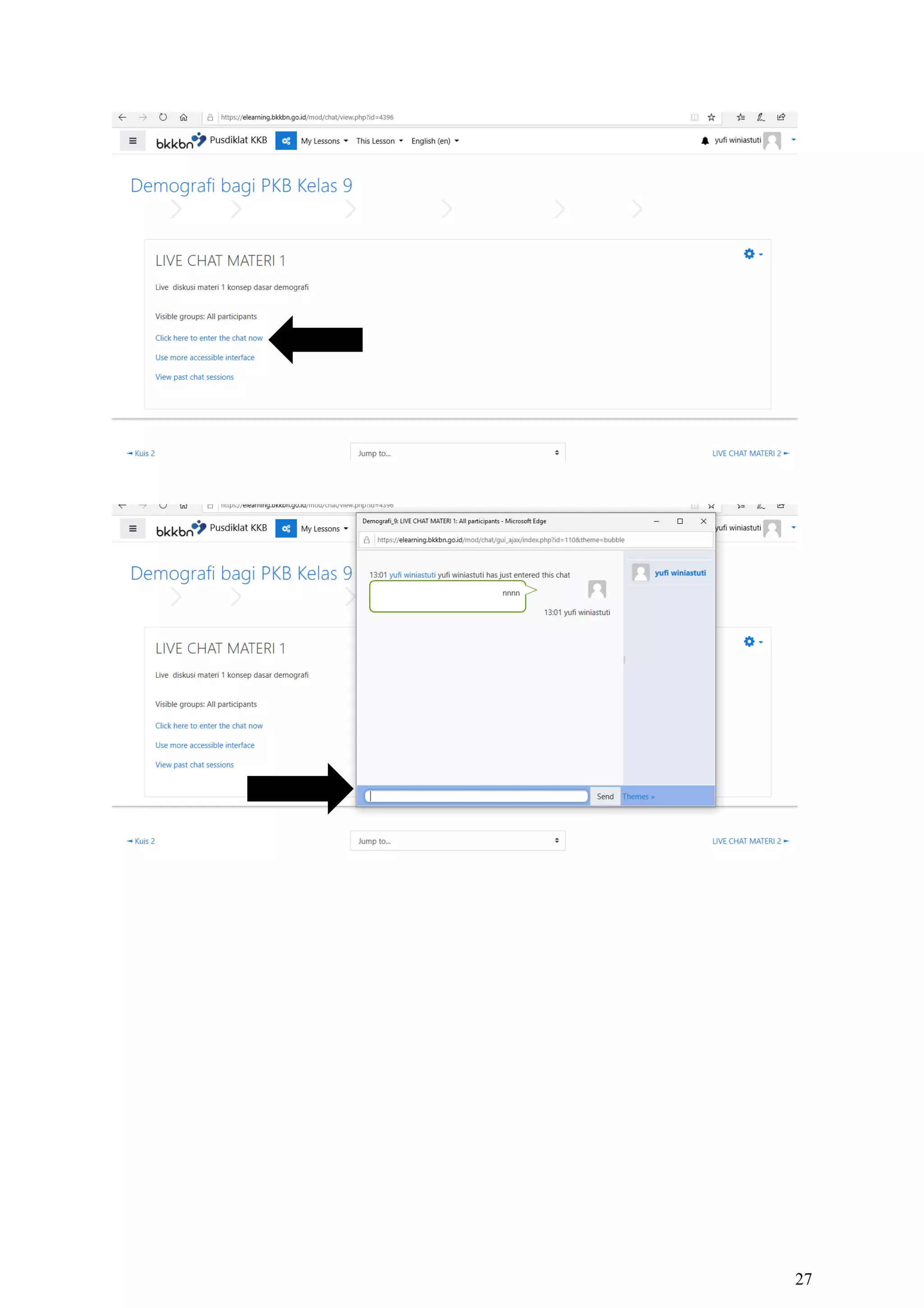 Manual book elearning pusdiklat kkb untuk peserta | PDF