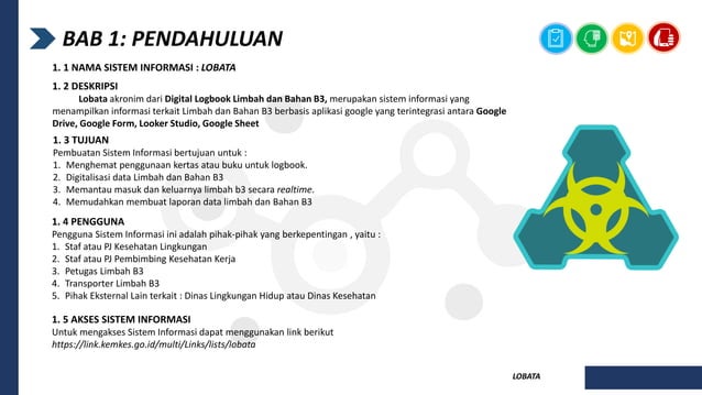 Manual Book Lobata : Digital Logbook Limbah dan Bahan B3 | PDF