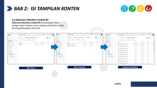 Manual Book Lobata : Digital Logbook Limbah dan Bahan B3 | PDF