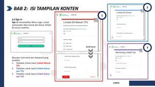 Manual Book Lobata : Digital Logbook Limbah dan Bahan B3 | PDF