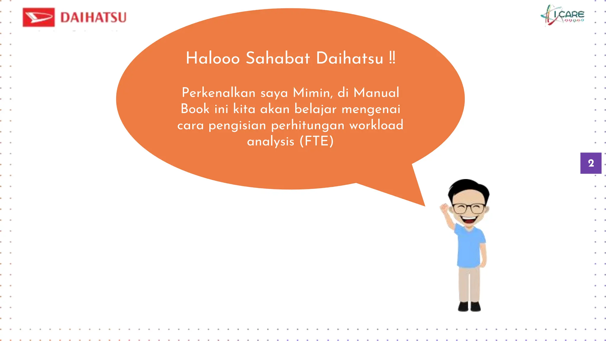 Manual Book Perhitungan Workload Analysis (FTE) | PPTX