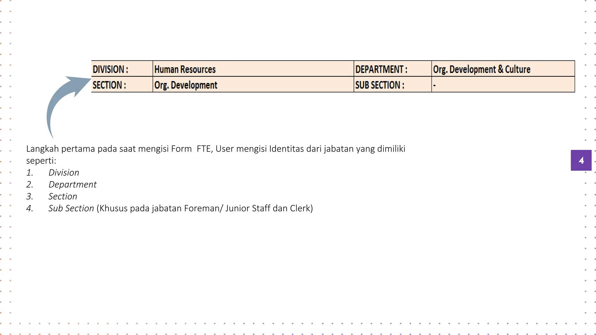 Manual Book Perhitungan Workload Analysis (FTE) | PPTX