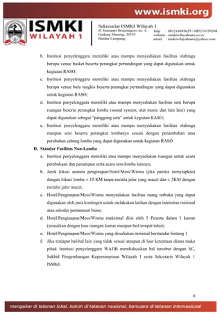 Manual book RASO ISMKI Wilayah 1 | PDF