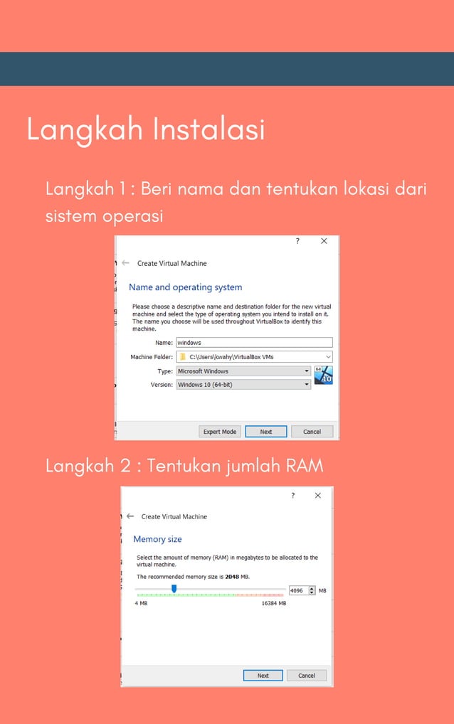 Instalasi Windows Pada Virtual Box | PDF