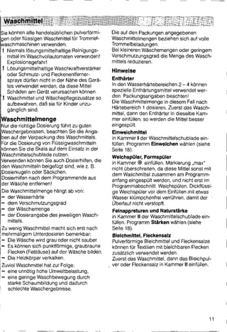 Manual bosch wff 1100 | PDF