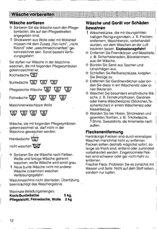 Manual bosch wff 1100 | PDF