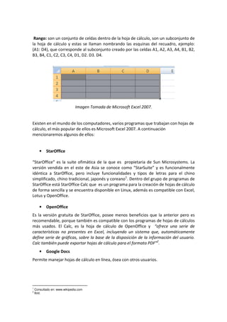 Manual básico de excel | PDF