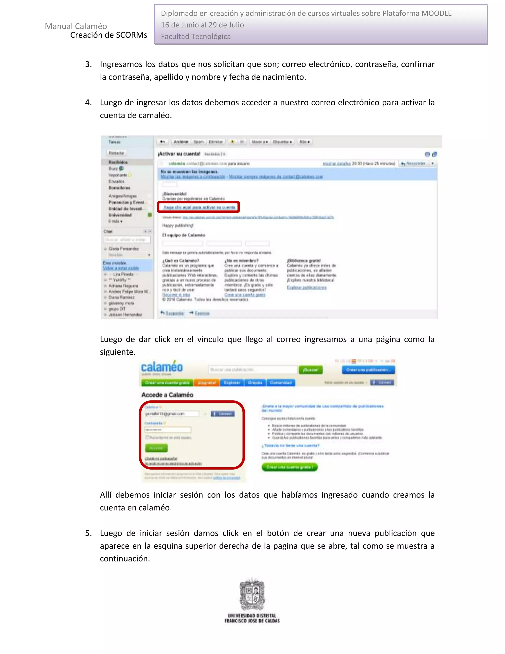 Manual calameo | DOCX
