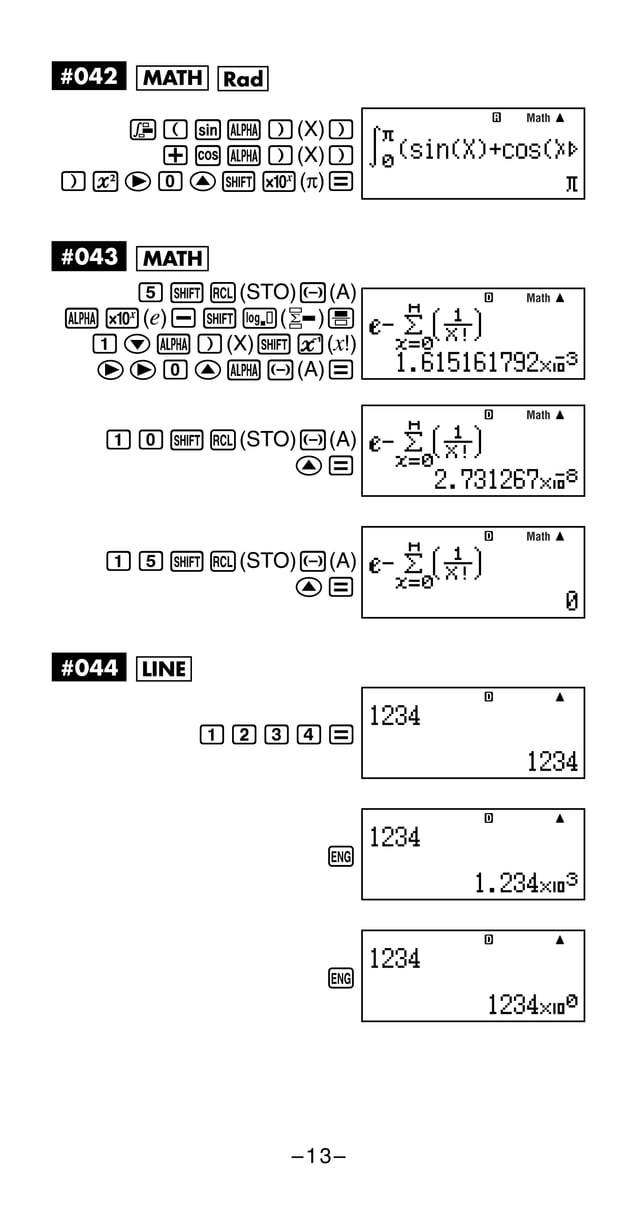 Manual calcuculadora casio fx-991ES PLUS | PDF