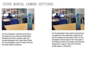 Manual camera settings | PPTX