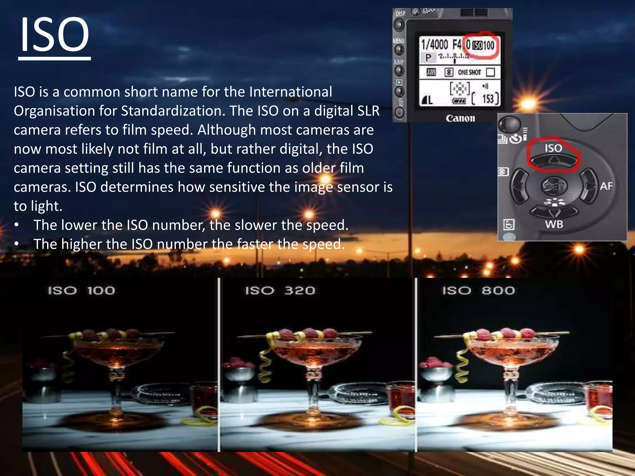 Manual camera settings | PPT