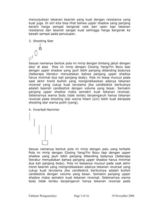 Manual candlestick | PDF