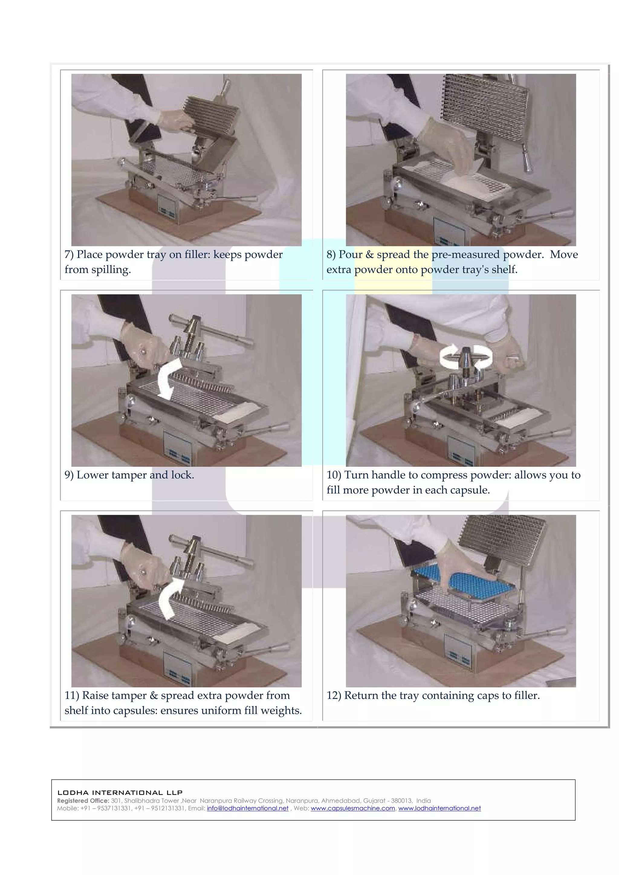 Manual capsule filling machine | PDF