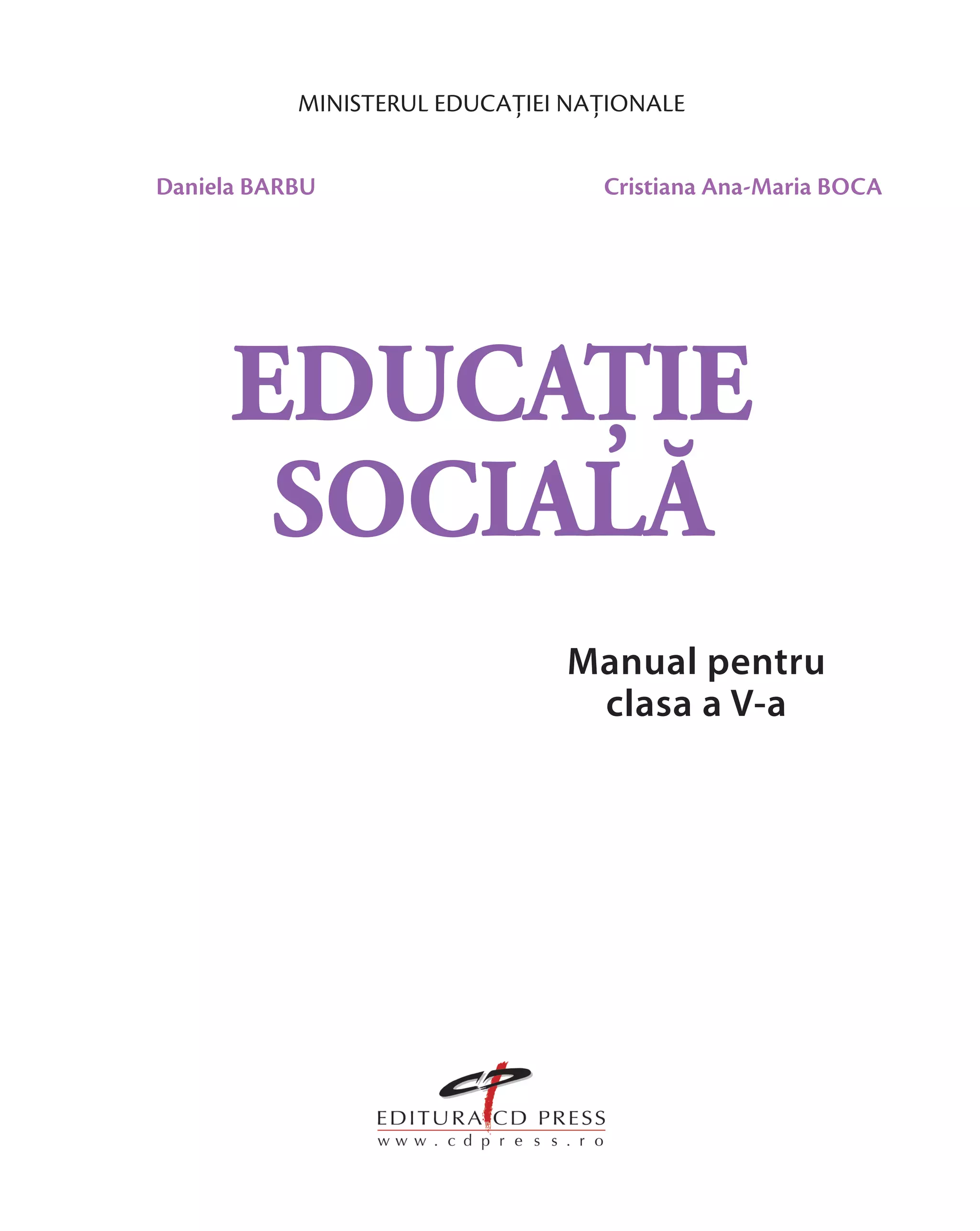 Manual cd press educatie sociala | PDF