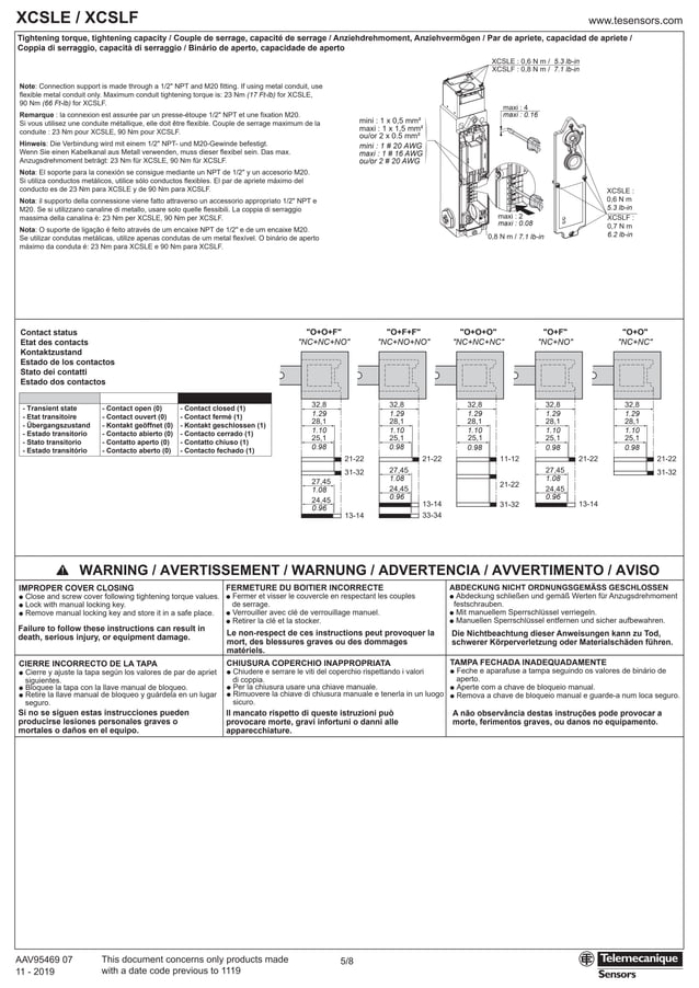Manual cerradura telemecanique | PDF
