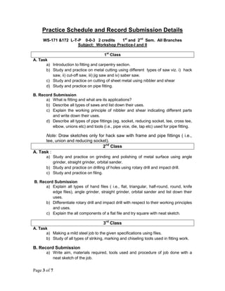 Manual carpentry & fitting shop 1st yr | PDF