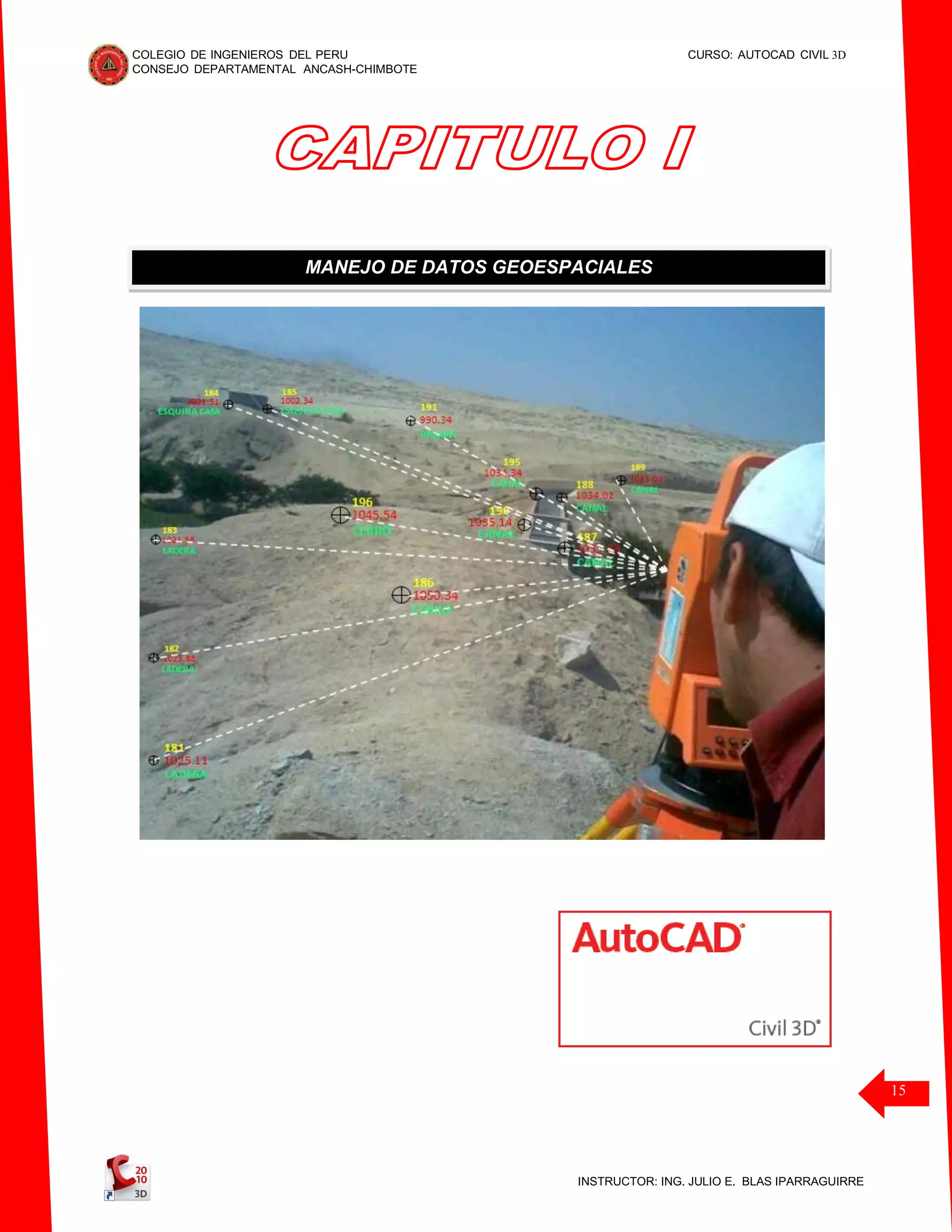 Manual civil 3 d 2010 cip completo | PDF