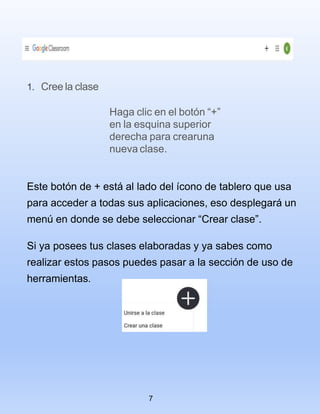 Manual Classroom. Cómo crear una clase | PDF
