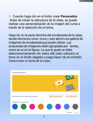 Manual Classroom. Cómo crear una clase | PPTX