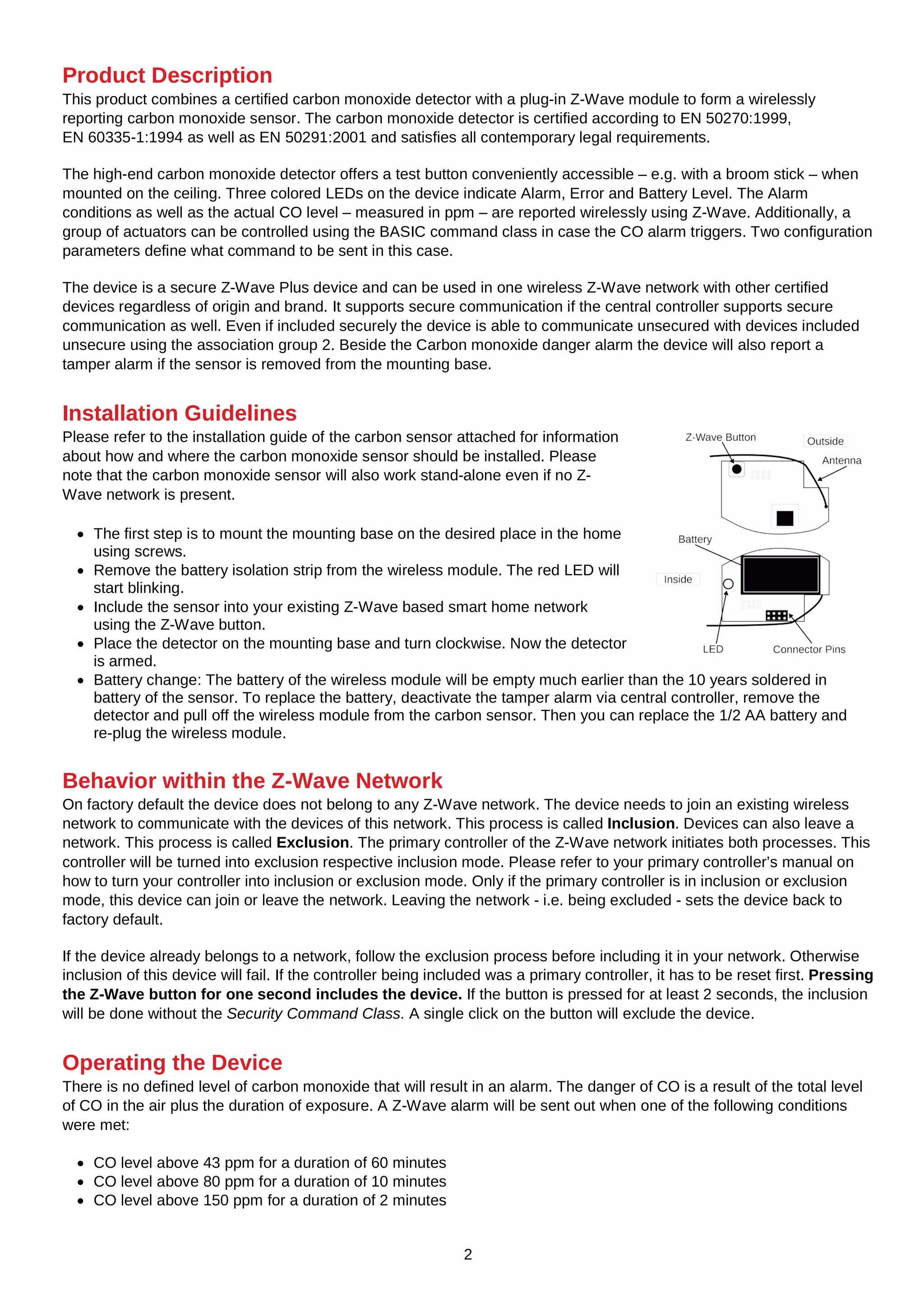 Manual co detector-popp_en | PDF