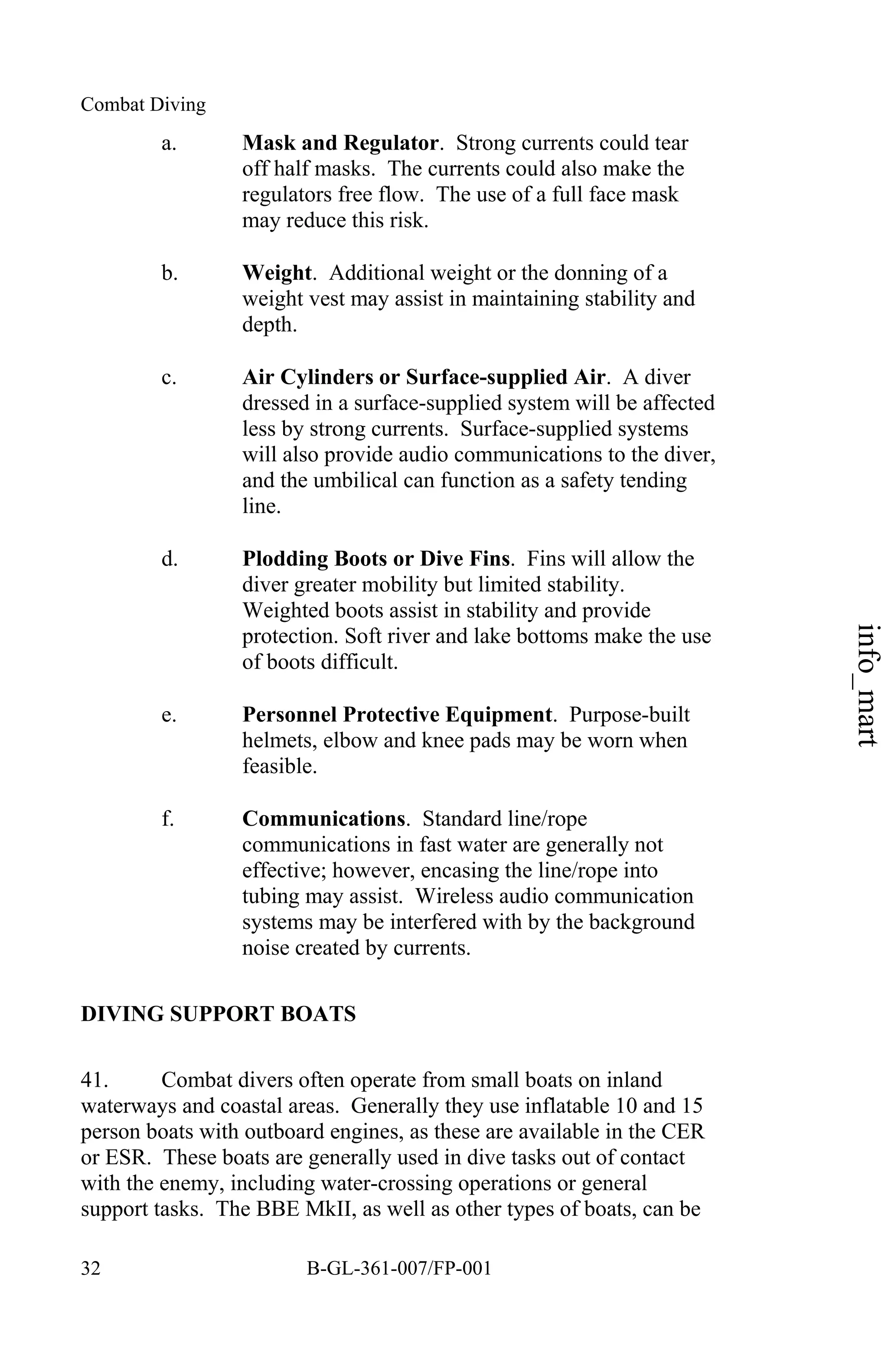 Manual combat diving | PDF