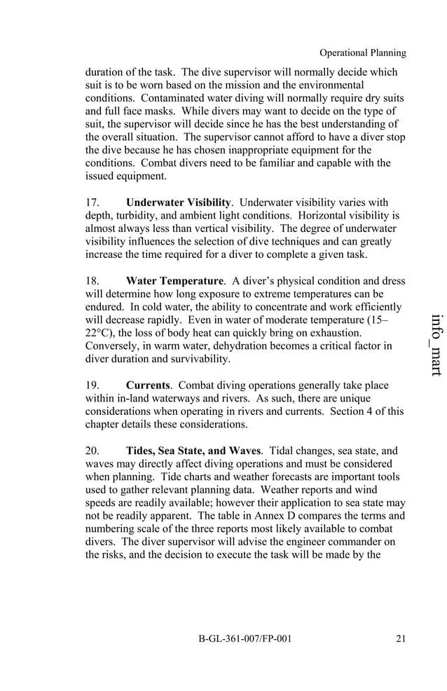 Manual combat diving | PDF | Scuba Diving | Extreme Sports