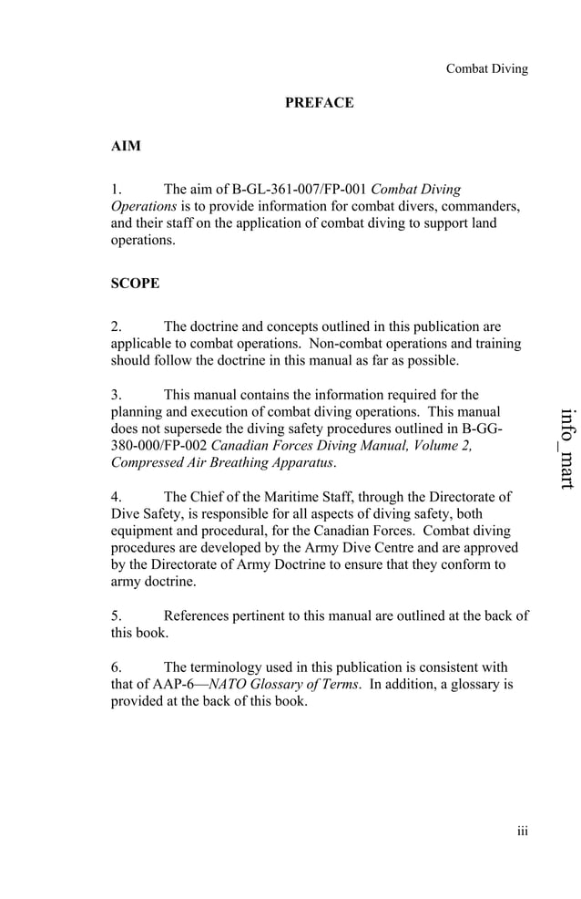 Manual combat diving | PDF | Scuba Diving | Extreme Sports