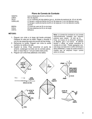 Manual cometas para niños | PDF