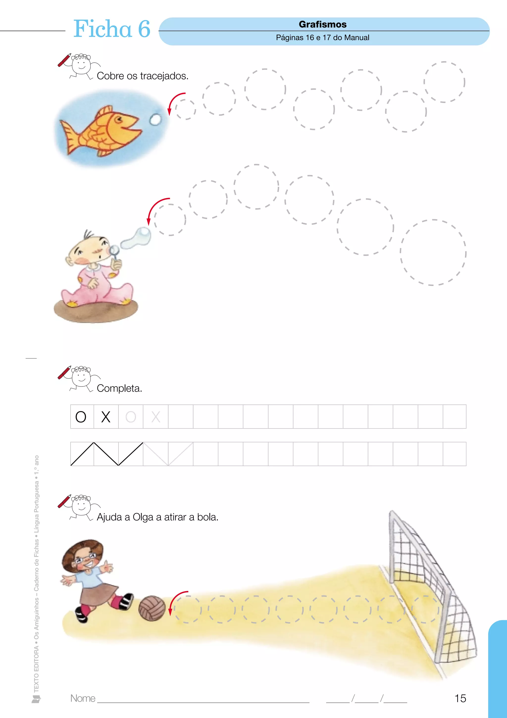 Manual com fichas de ditongos, vogais, consoantes | PDF