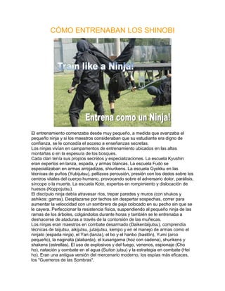Manual Completo Shinobijutsu | PDF