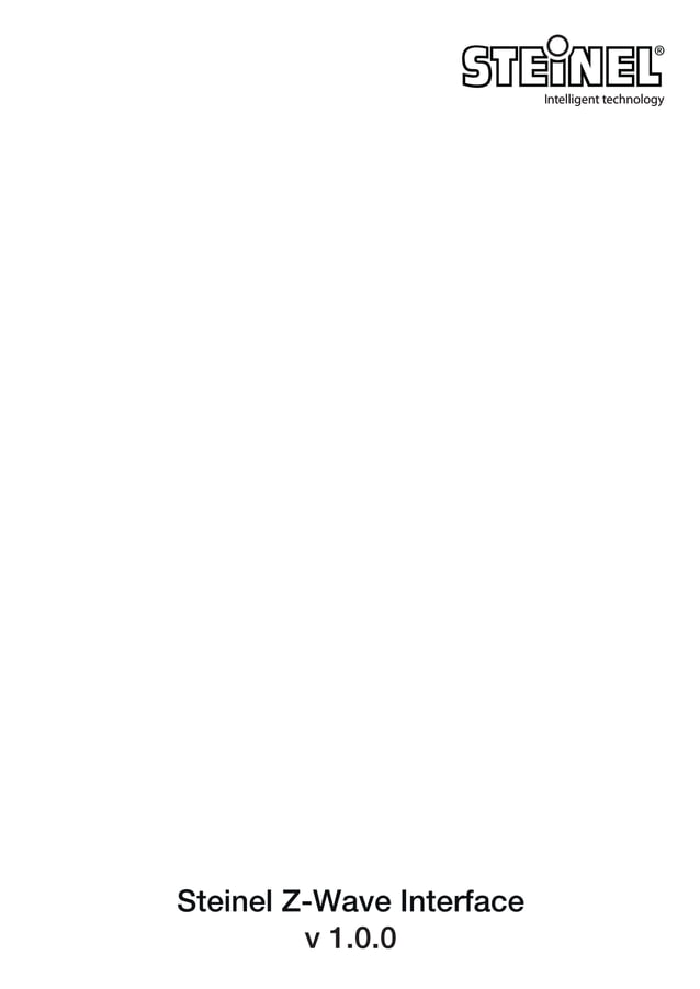 Manual control centre smart friends box - z-wave plus - steinel | PDF ...