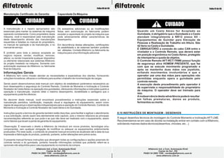 MaManual de Operação e Manutenção Controle Momento e Inclinação AFT-LME ...