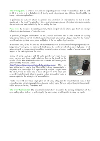 Manual Copenhagen Solar Cooker Polystyrene and Mylar | PDF