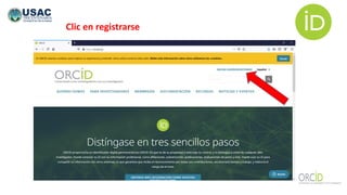Manual crear perfil y editar en orcid | PDF | Desktop Publishing ...