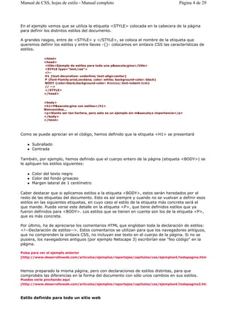 Manual css 01 | PDF