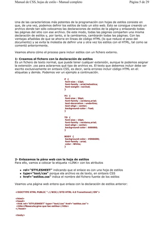 Manual css 01 | PDF