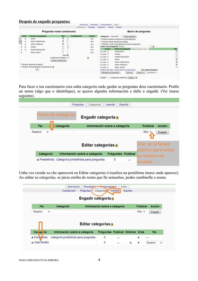 Manual:cuestionarios en Moodle | PDF