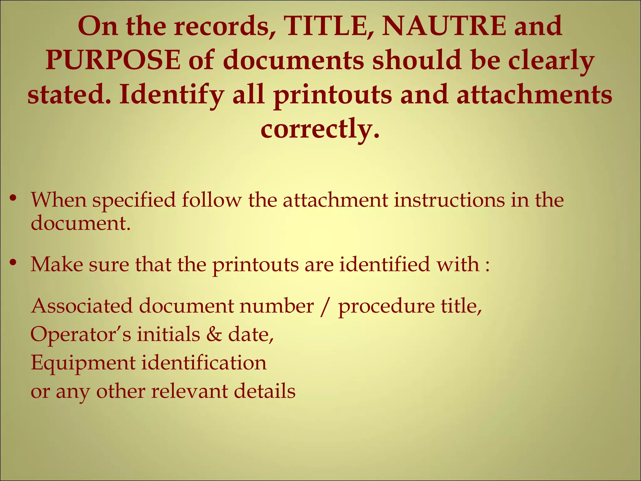 Manual data recording systems | PPT