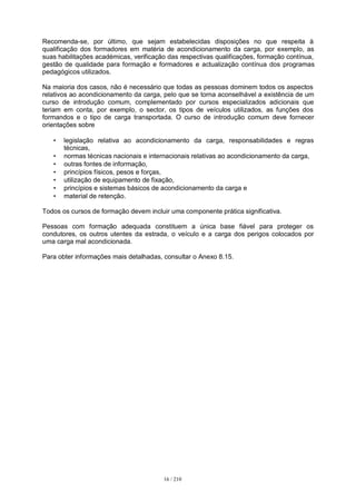 Manual de acondicionamento de cargas | PDF