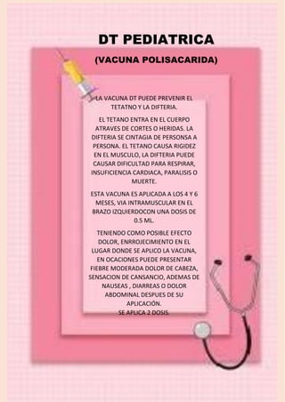 Manual del esquema de vacunacion del centro de salud bellavista | PDF