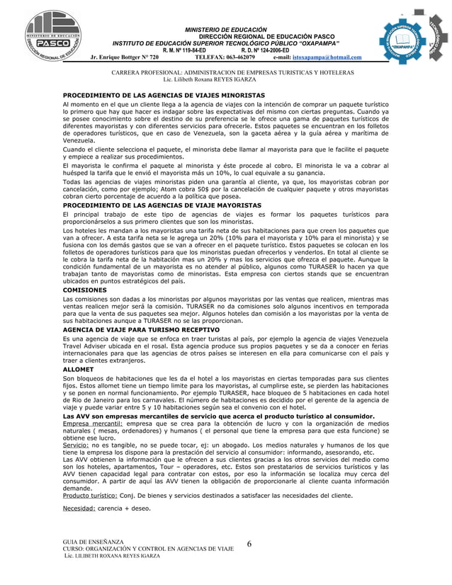 Manual de agencias de viaje