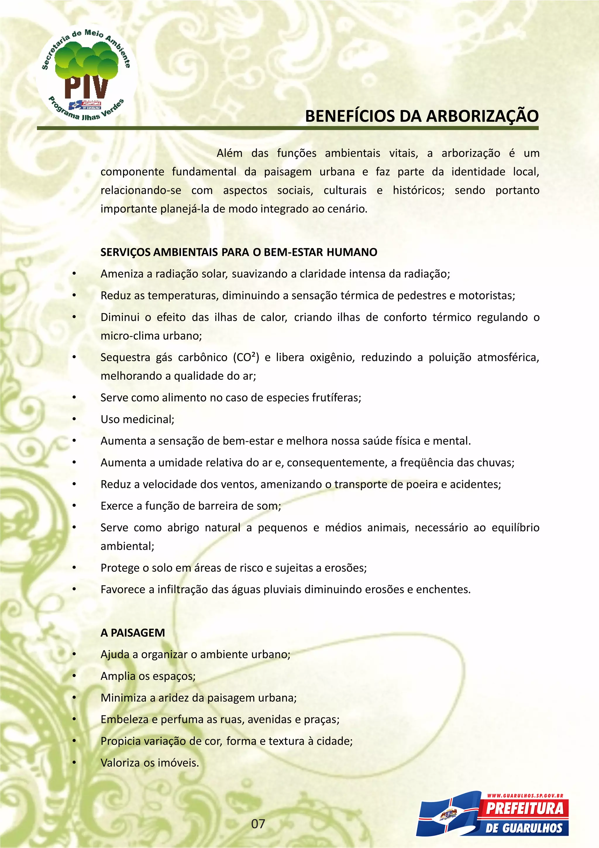 Manual de Arborizacao Urbana | PDF