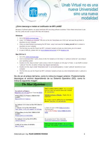 Manual De Audacity | PDF